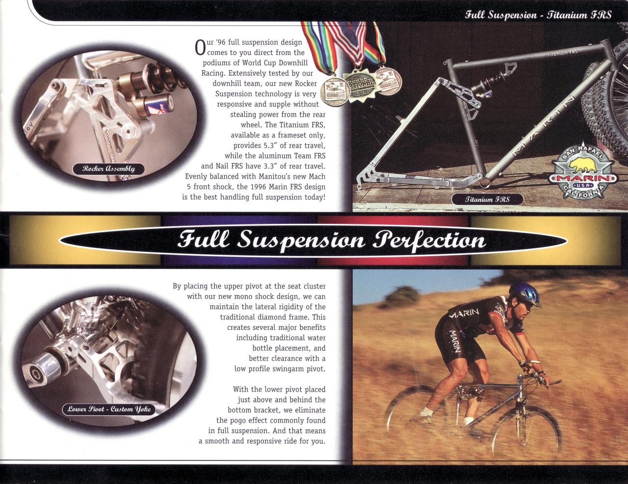 Full Sus - Titanium FRS | Marin Catalogue 1996 | Retrobike